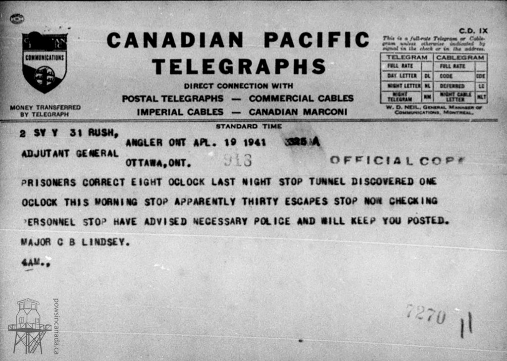Breakout from Angler: Canada’s “Great Escape” – POWs in Canada